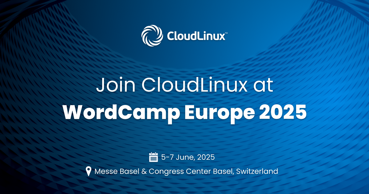 Join CloudLinux at WordCamp Europe 2025