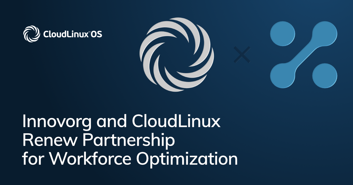 Innovorg x CloudLinux renew partnership